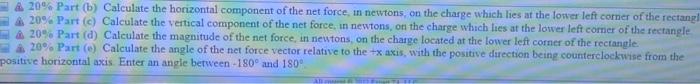Solved (7\%) Problem 12: Four point charges of equal | Chegg.com