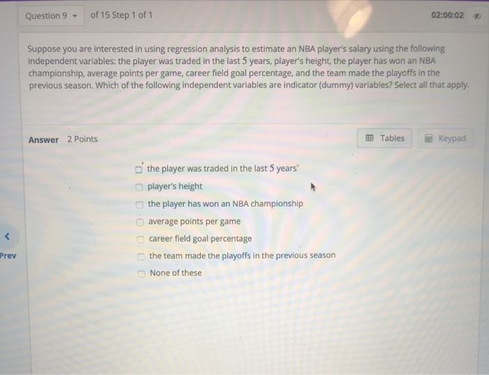 Solved ion 9 Of 15 Step 1 Of 1 02 00 02 Suppose You Are Chegg