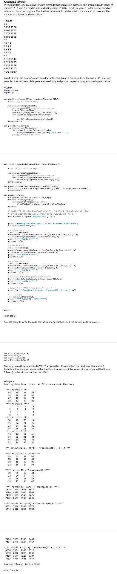 Solved Solve in python and exactly what is shown below | Chegg.com