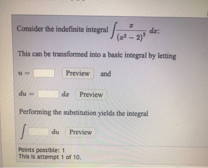 Solved Consider the indefinite integral dar: This can be | Chegg.com Solved Consider the indefinite integral dar: This can be | Chegg.com