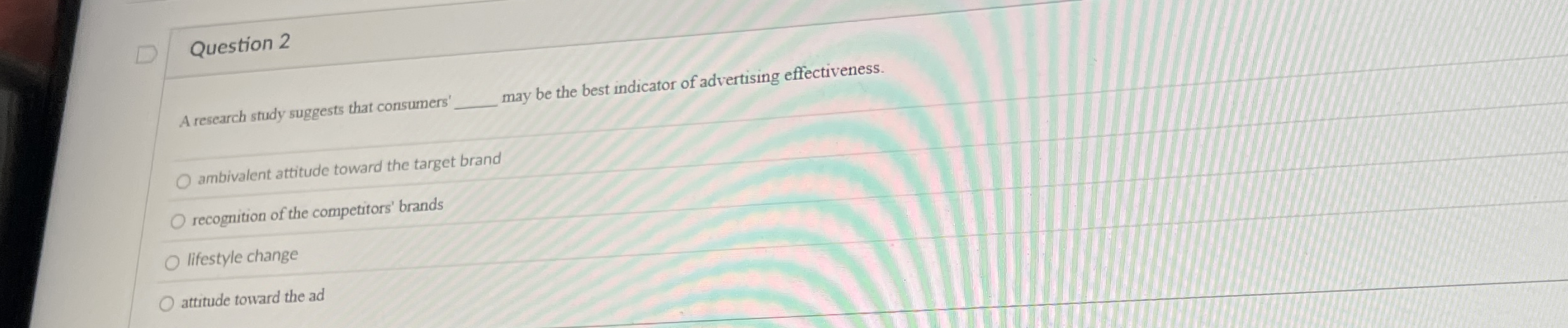 Solved Question 2A research study suggests that consumers' | Chegg.com