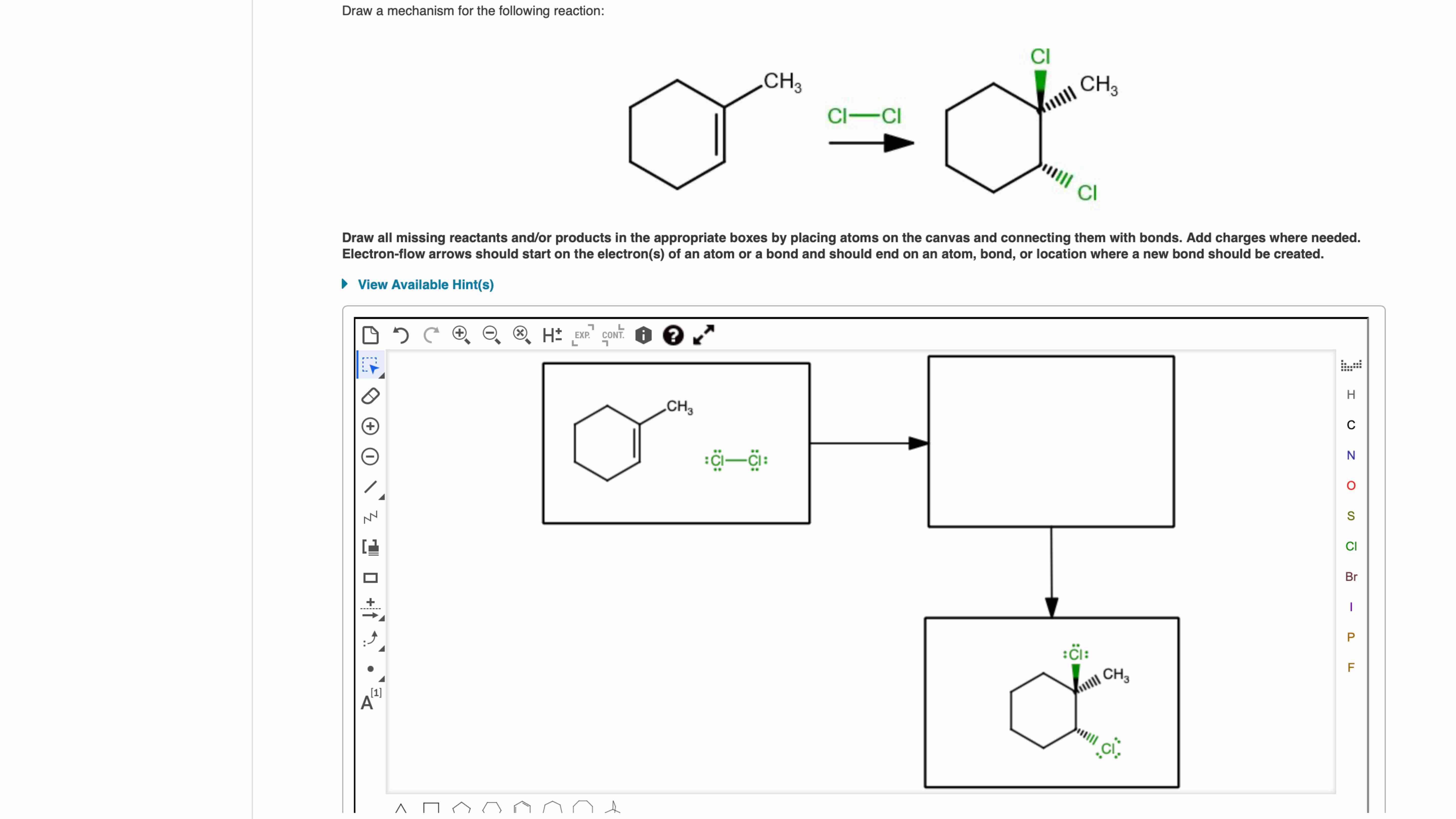 Solved Draw a mechanism for the following reaction:Draw all | Chegg.com