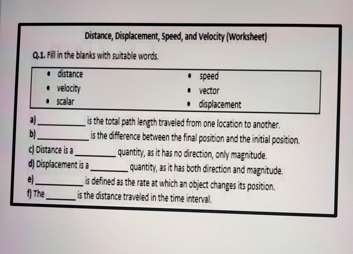 Solved a) is the total path length traveled from one | Chegg.com