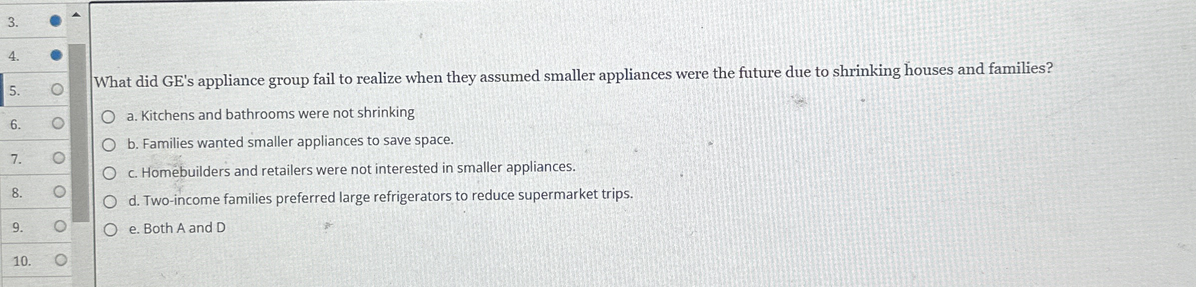 Solved What did GE's appliance group fail to realize when | Chegg.com