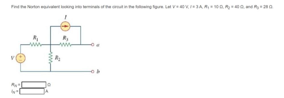 Solved Find the Norton equivalent looking into terminals of | Chegg.com Solved Find the Norton equivalent looking into terminals of | Chegg.com