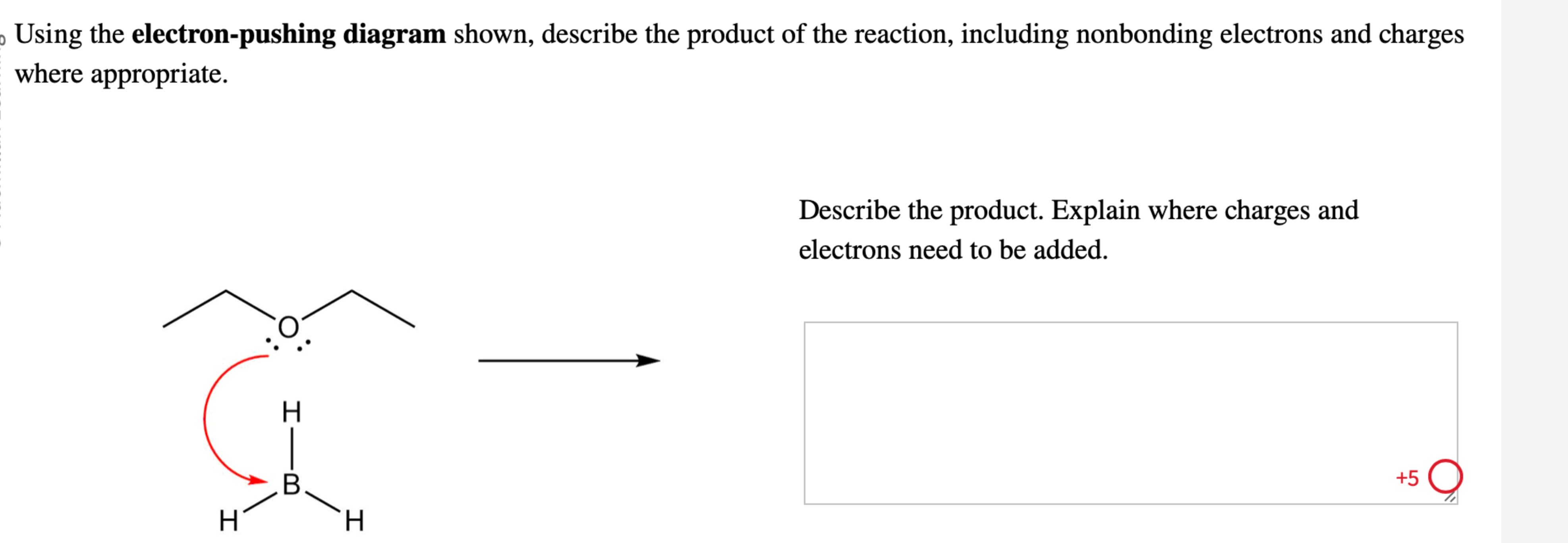 Solved Using the electron-pushing diagram shown, describe | Chegg.com