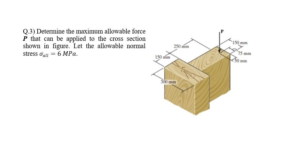 Solved Determine the maximum allowable force P that can be | Chegg.com