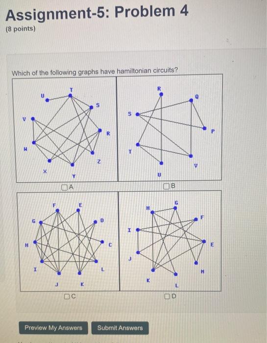 Solved Assignment-5: Problem 4 (8 points) Which of the | Chegg.com Solved Assignment-5: Problem 4 (8 points) Which of the | Chegg.com