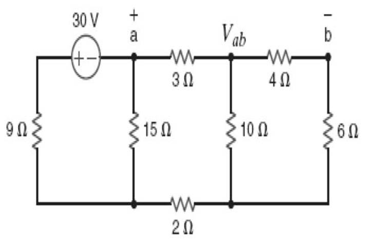 Solved Find Vab in the following circuit: | Chegg.com Solved Find Vab in the following circuit: | Chegg.com