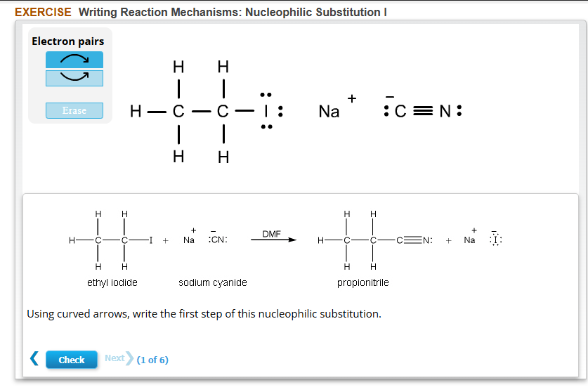 Solved EXERCISE Writing Reaction Mechanisms: Nucleophilic | Chegg.com