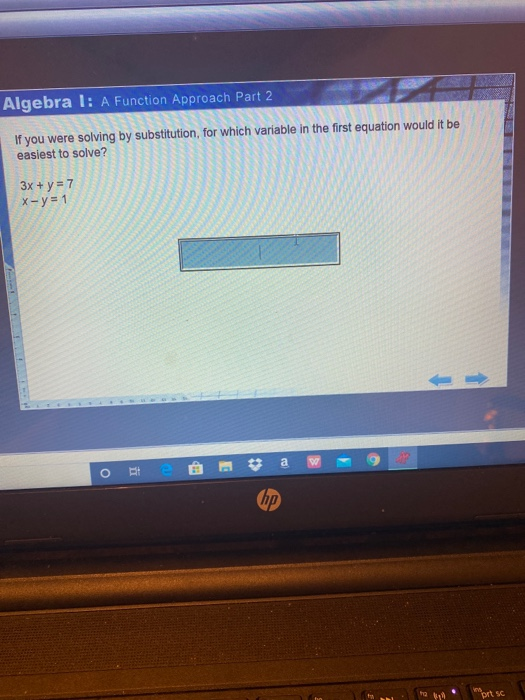 Solved Algebra I: A Function Approach Part 2 If you were | Chegg.com