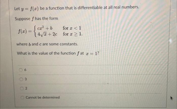 Solved Let y = f(x) be a function that is differentiable at | Chegg.com