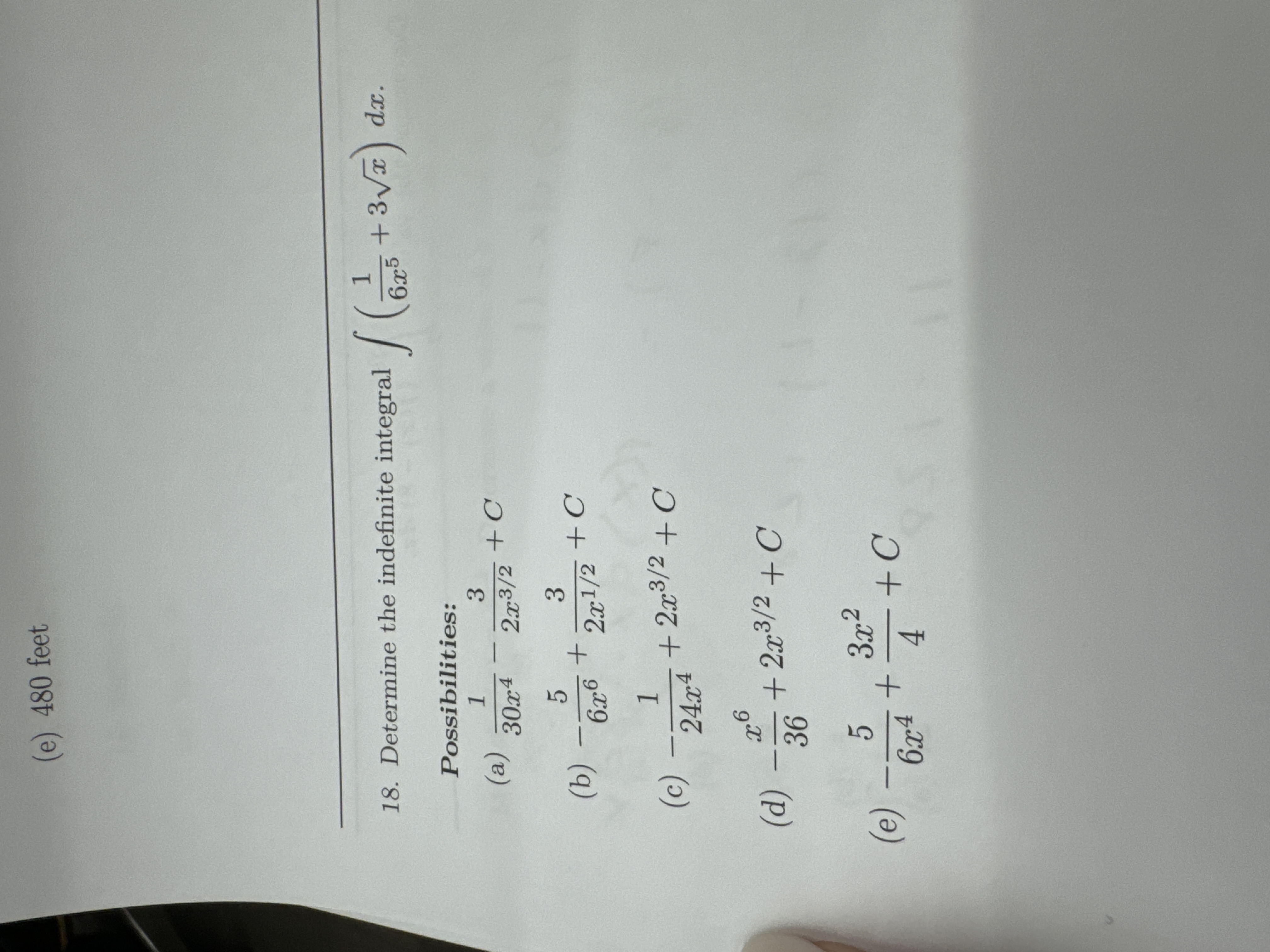 Solved Determine the indefinite integral | Chegg.com