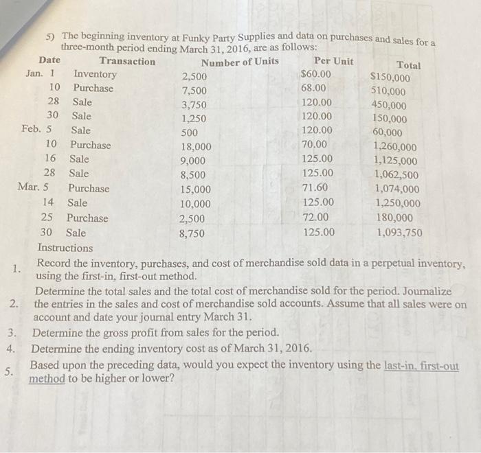 Exercise 3 a. b. ExERCISE 4 5) The | Chegg.com