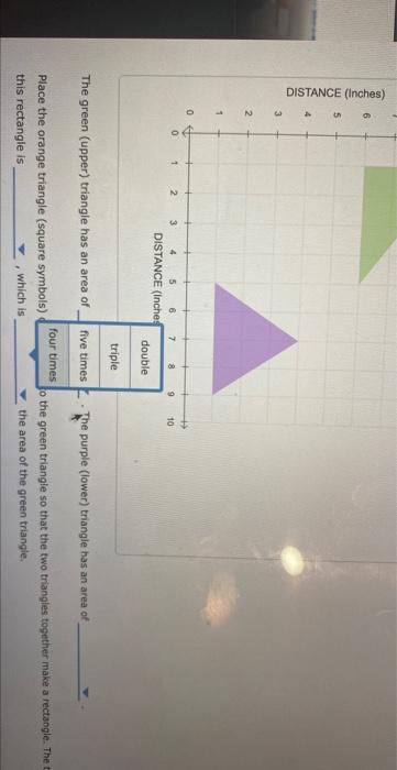 Solved The following diagram shows two triangles. The green | Chegg.com