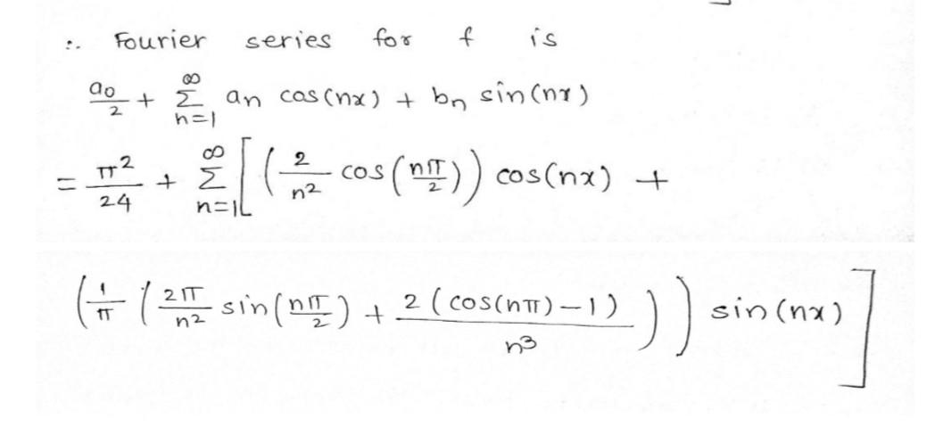 Solved Fourier Sereis Matlab Code Write A Matlab Code For