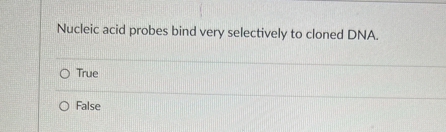 Solved Nucleic acid probes bind very selectively to cloned | Chegg.com