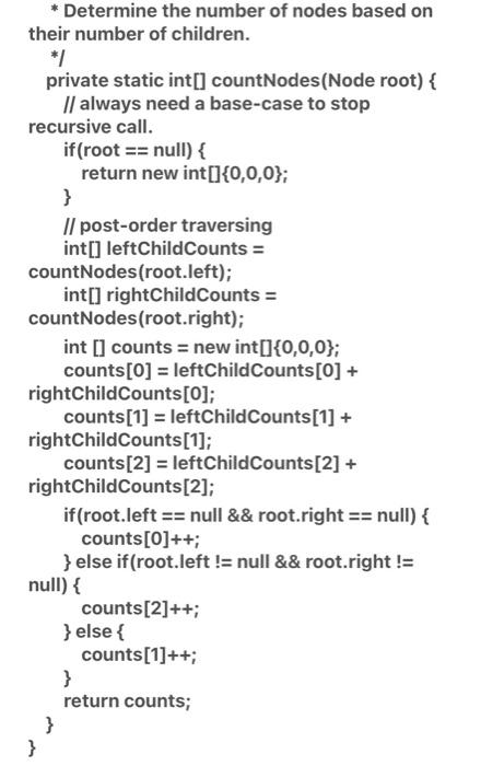 Solved * Determine the number of nodes based on their number | Chegg.com
