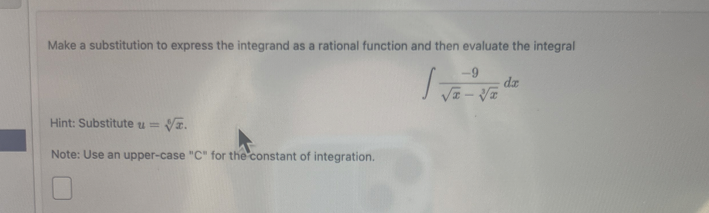 Solved Make a substitution to express the integrand as a | Chegg.com