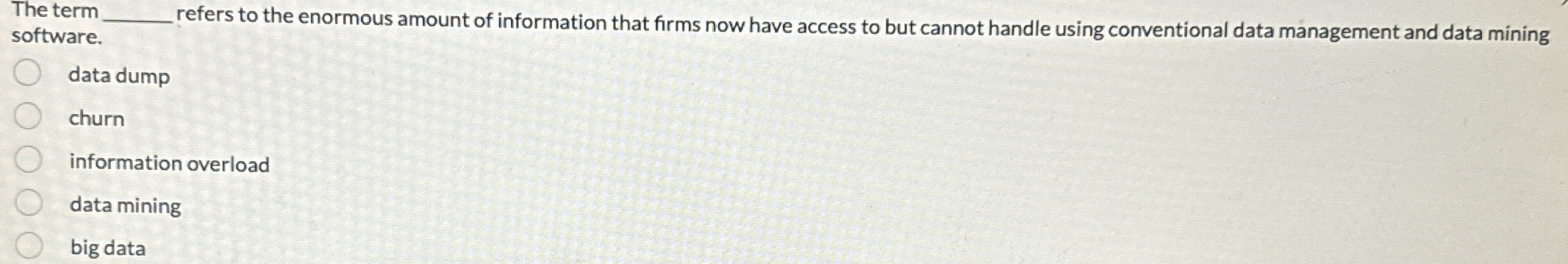 Solved The termsoftware.refers to the enormous amount of | Chegg.com