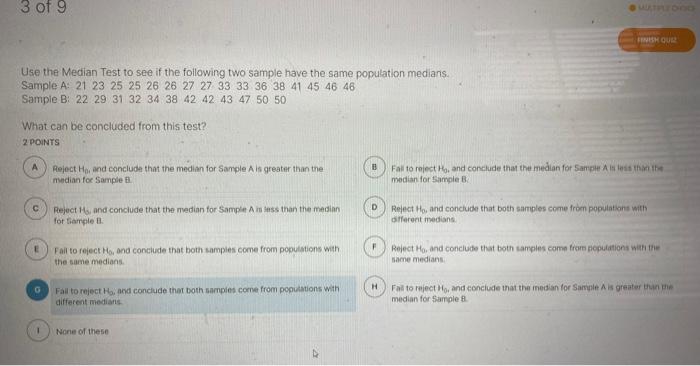 Solved Use the Median Test to see if the following two | Chegg.com