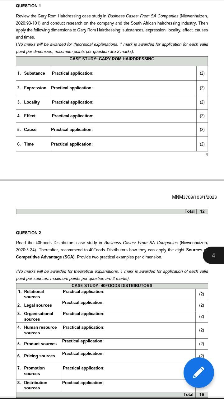 QUESTION 1 Review the Gary Rom Hairdressing case | Chegg.com