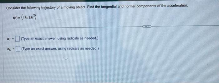 Solved Consider the following trajectory of a moving object. | Chegg.com