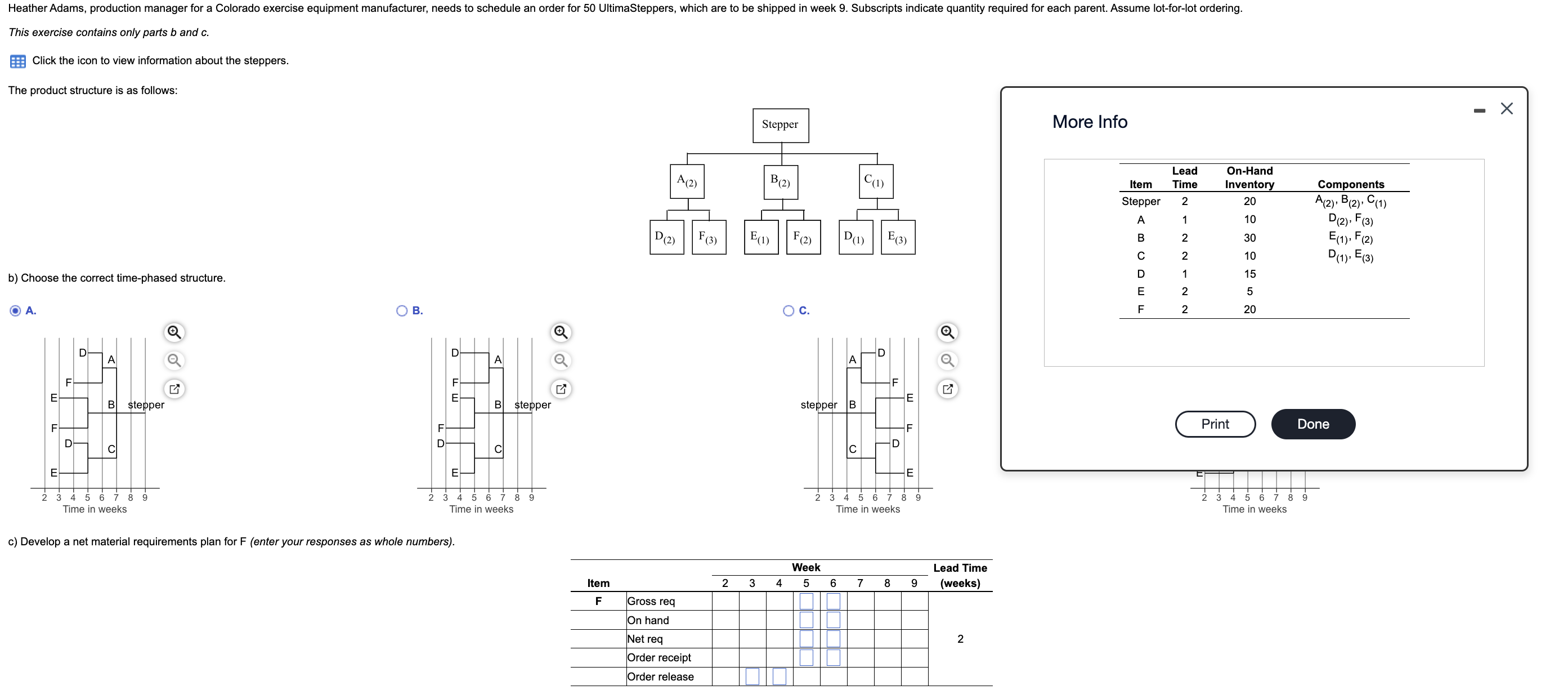 Solved This exercise contains only parts b ﻿and c.Click the | Chegg.com