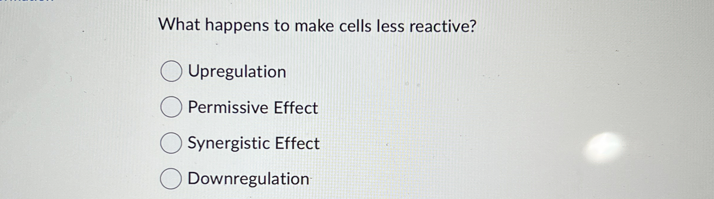 Solved What happens to make cells less | Chegg.com