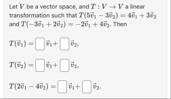 Solved Let V ﻿be a vector space, and T:V→V ﻿a linear | Chegg.com
