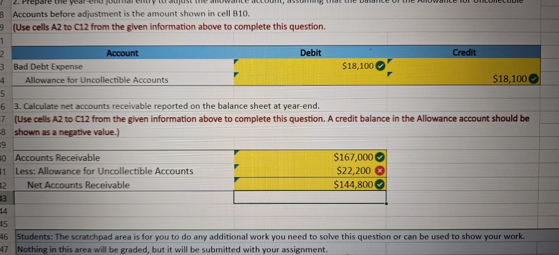 Solved 1. Calculate the estimated amount of uncollectible | Chegg.com