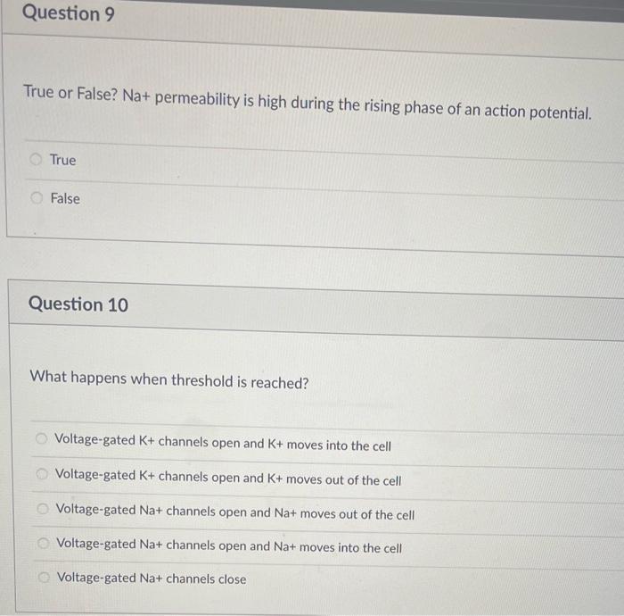 Solved Where are action potentials initiated? Axon Cell body | Chegg.com