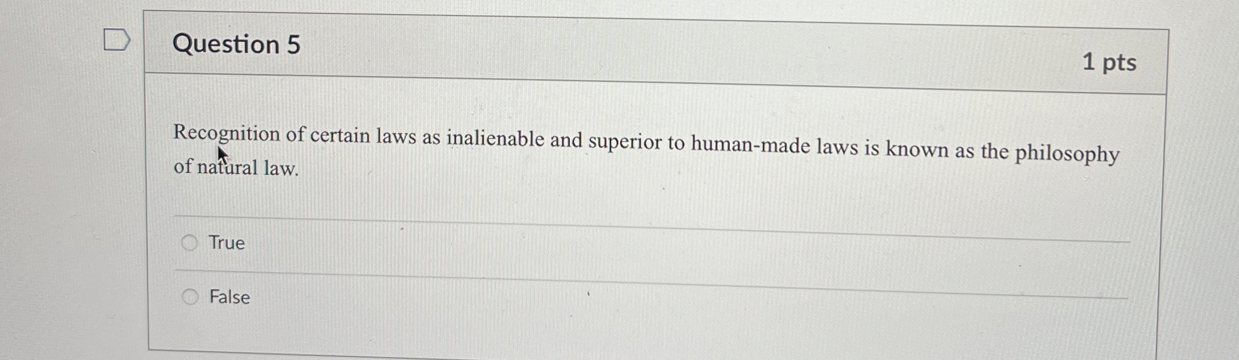Solved Question 51 ﻿ptsRecognition of certain laws as | Chegg.com