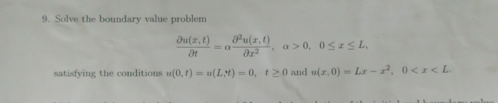 Solved Solve the boundary value | Chegg.com