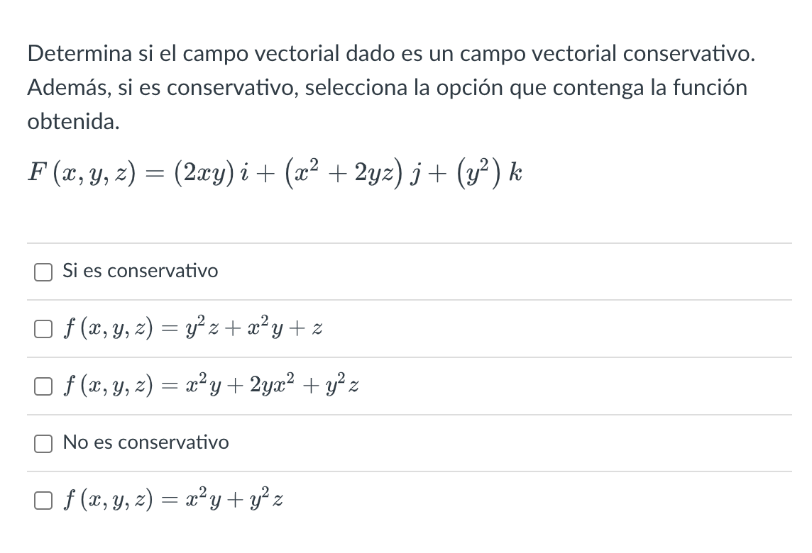 Solved Determine whether the given vector field is a | Chegg.com
