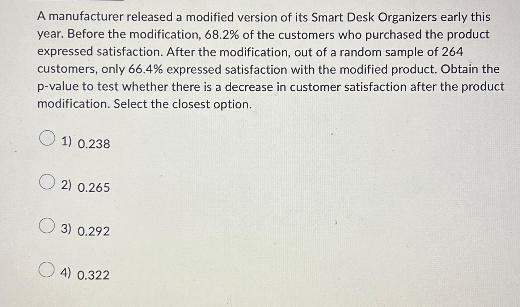 Solved A manufacturer released a modified version of its | Chegg.com