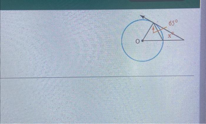 Solved lines that appear to be tangent are tangent. O is the | Chegg.com