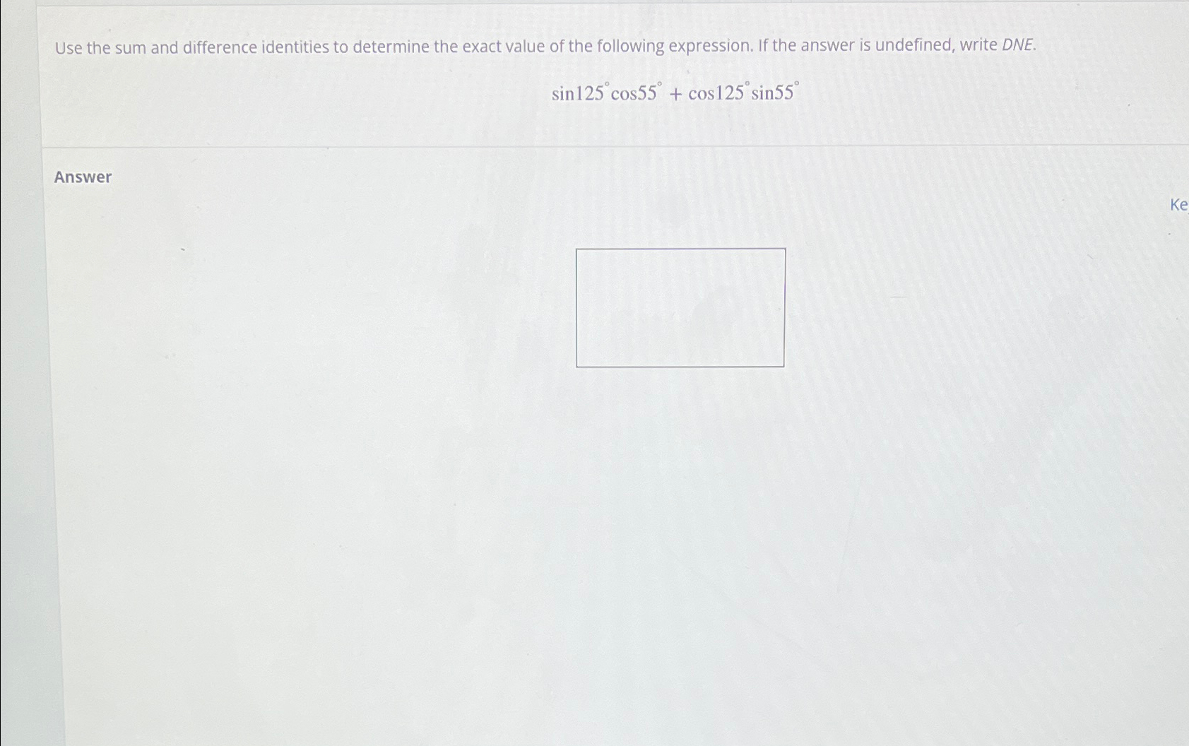 Solved Use the sum and difference identities to determine | Chegg.com