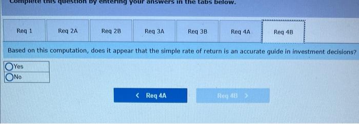 Solved Problem 14-24 (Algo) Simple Rate of Return; Payback | Chegg.com