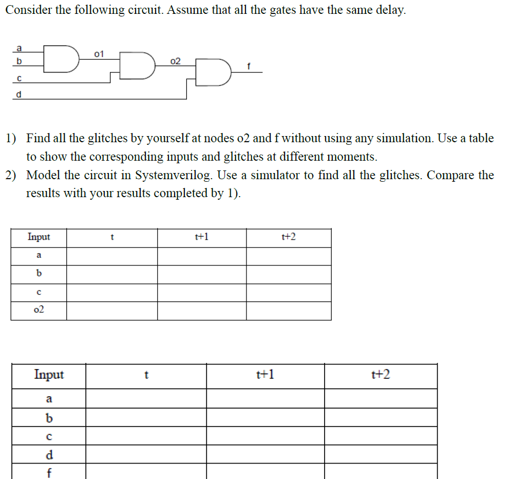 Solved Consider the following circuit. Assume that all the | Chegg.com