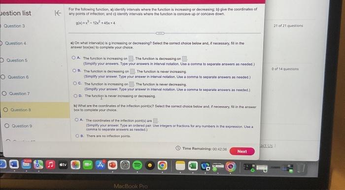 Solved estion list Question 3 . Question 4 Question 5 | Chegg.com