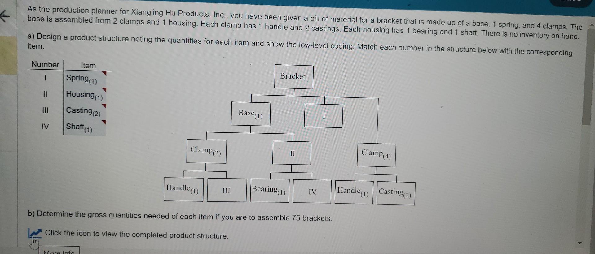 Solved c) Compute the net quantities needed if there are 30 | Chegg.com