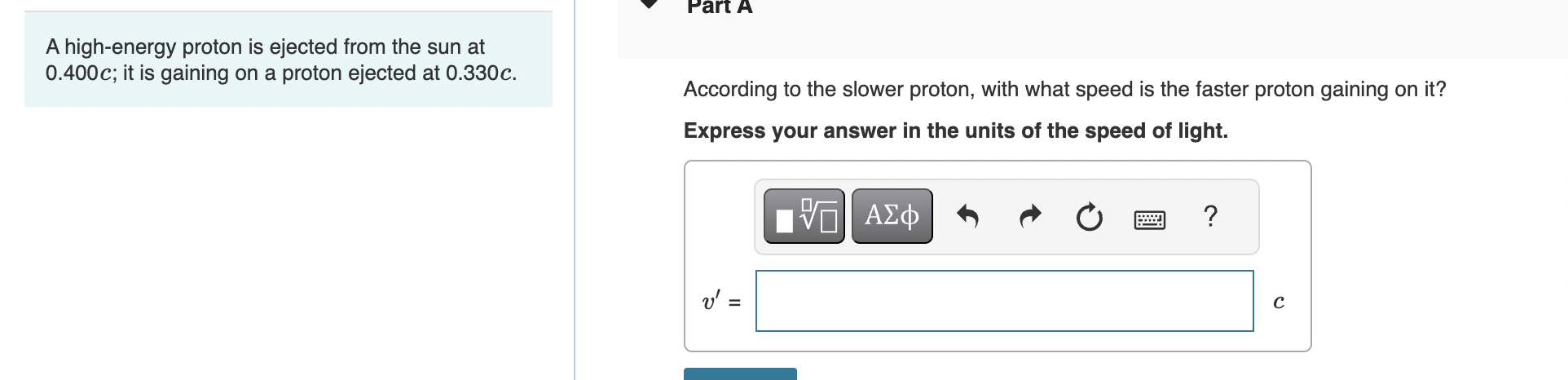 Solved A high-energy proton is ejected from the sun | Chegg.com