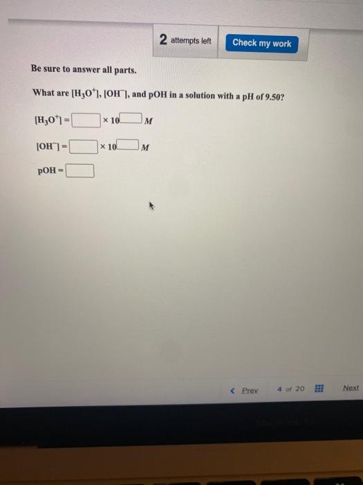 Solved 2 attempts left Check my work Be sure to answer all | Chegg.com