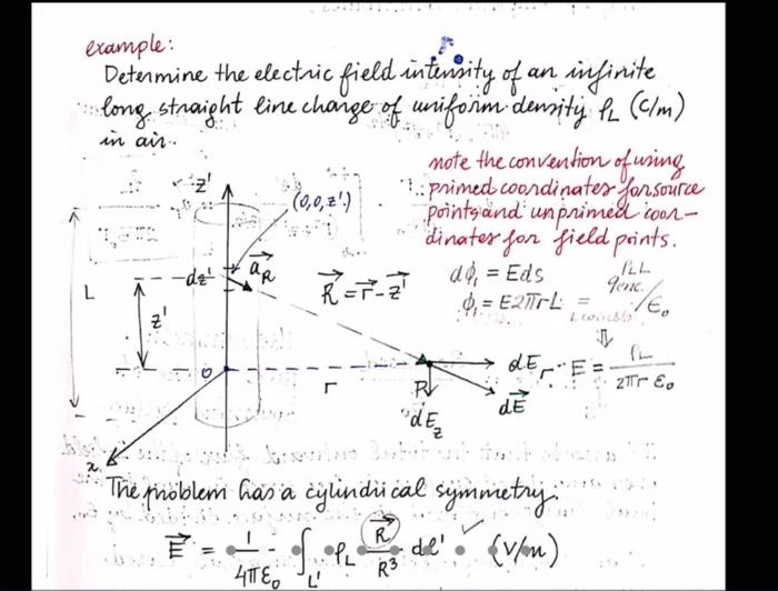 Solved in air example: Determine the electric field | Chegg.com
