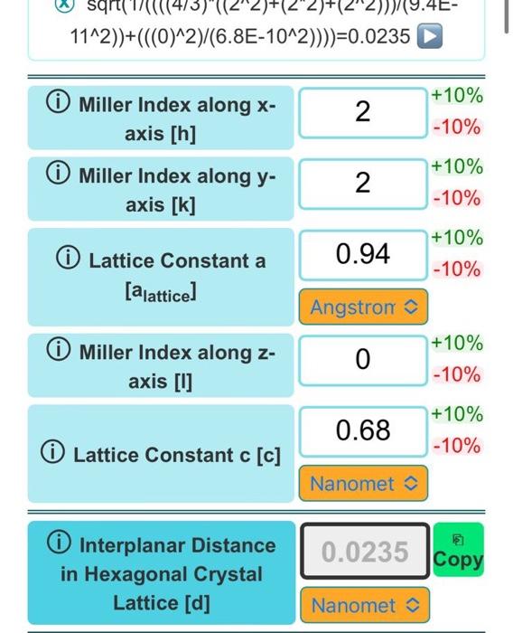 in hexagonal crystal, we needed to find the s- | Chegg.com