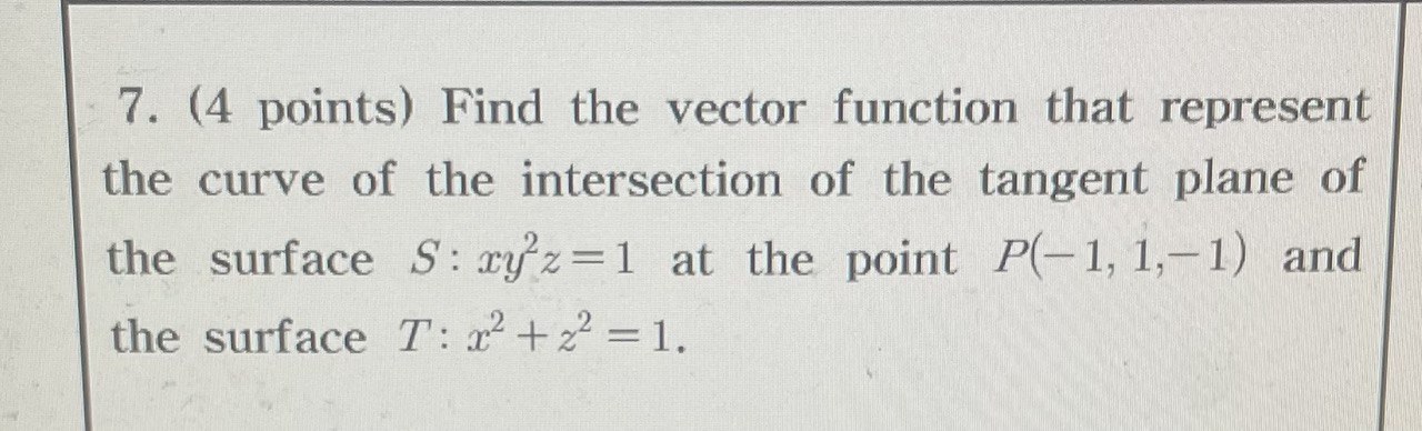 Solved (4 ﻿points) ﻿Find the vector function that | Chegg.com