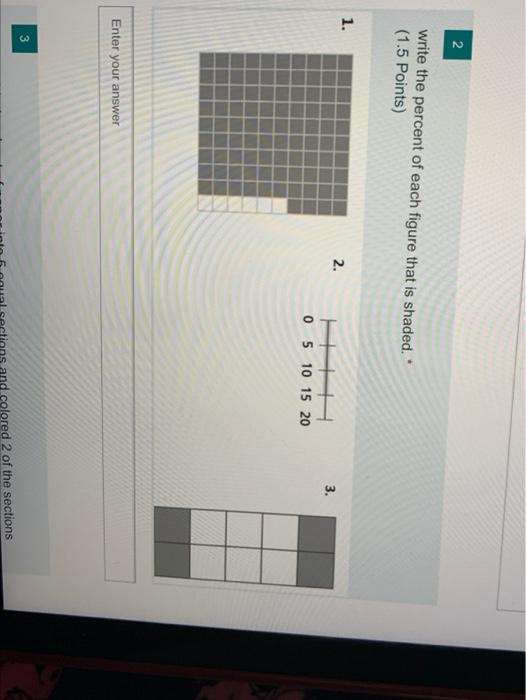 Solved 2 write the percent of each figure that is shaded." | Chegg.com