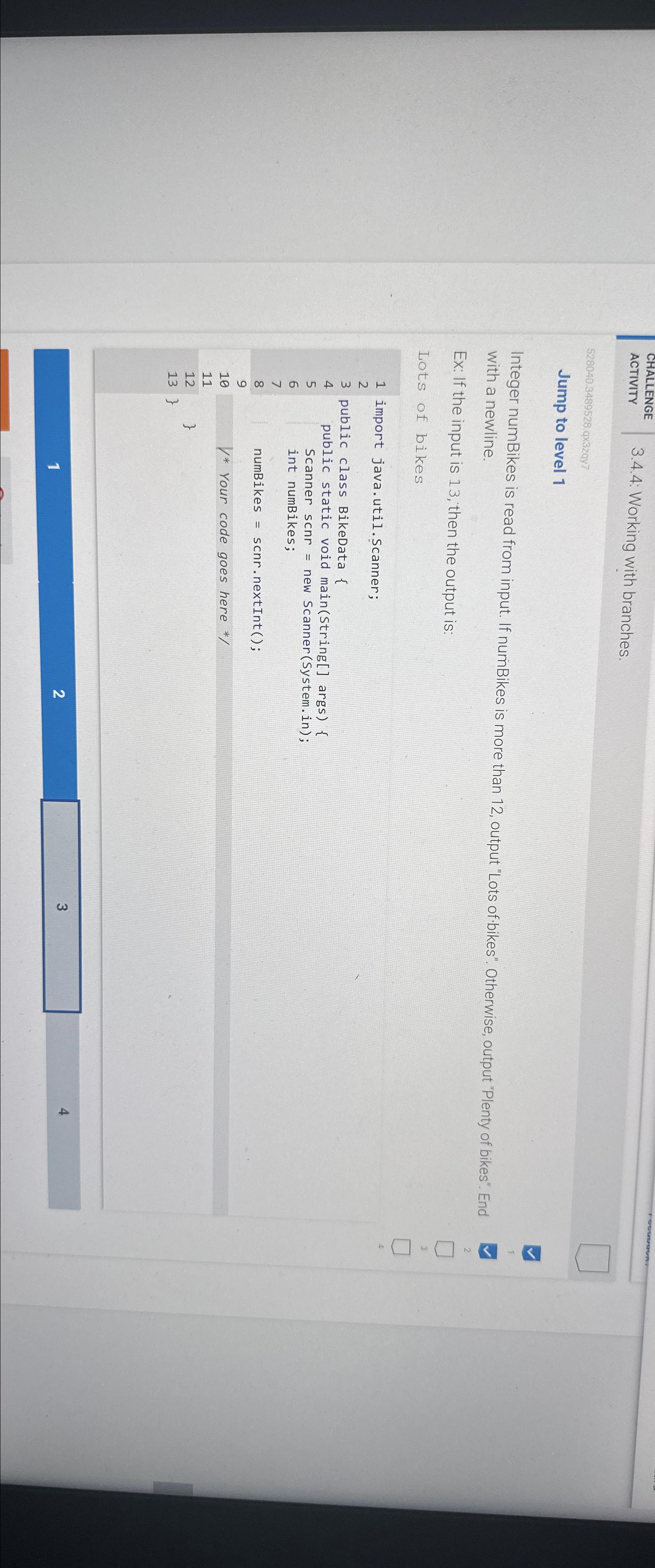 Solved CHALLENGEACTIVITY3.4.4: Working with | Chegg.com