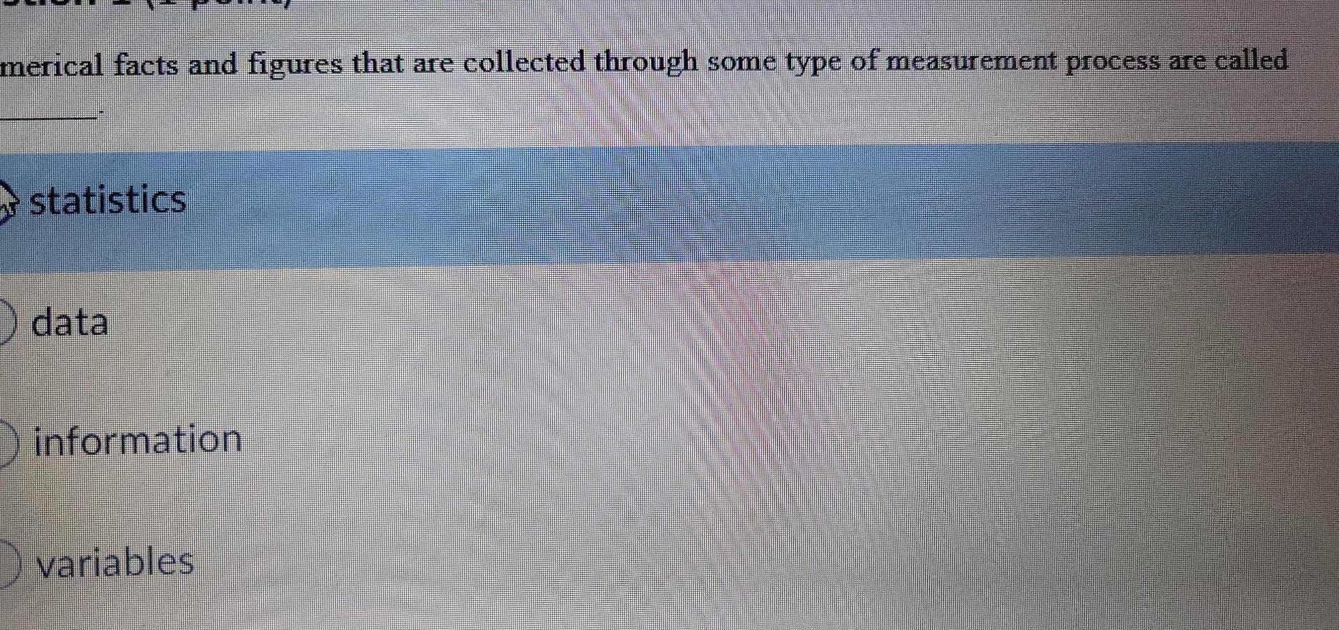 Solved numerical facts and figure that are collected through | Chegg.com